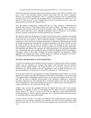 Syntactic Analysis Based on Morphological characteristic Features of the Romanian Language | PDF