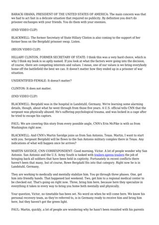CNN.com - Transcripts | PDF