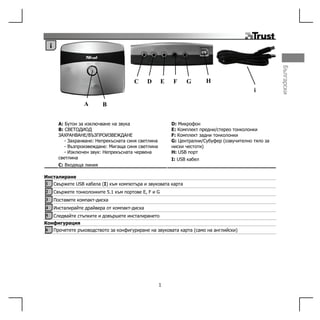 14134 Trust 5.1 external surround sound card sc-5500p | PDF