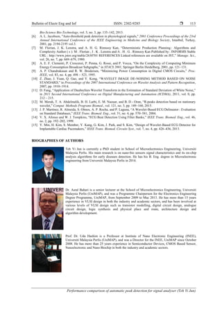 Performance comparison of automatic peak detection for signal analyser ...