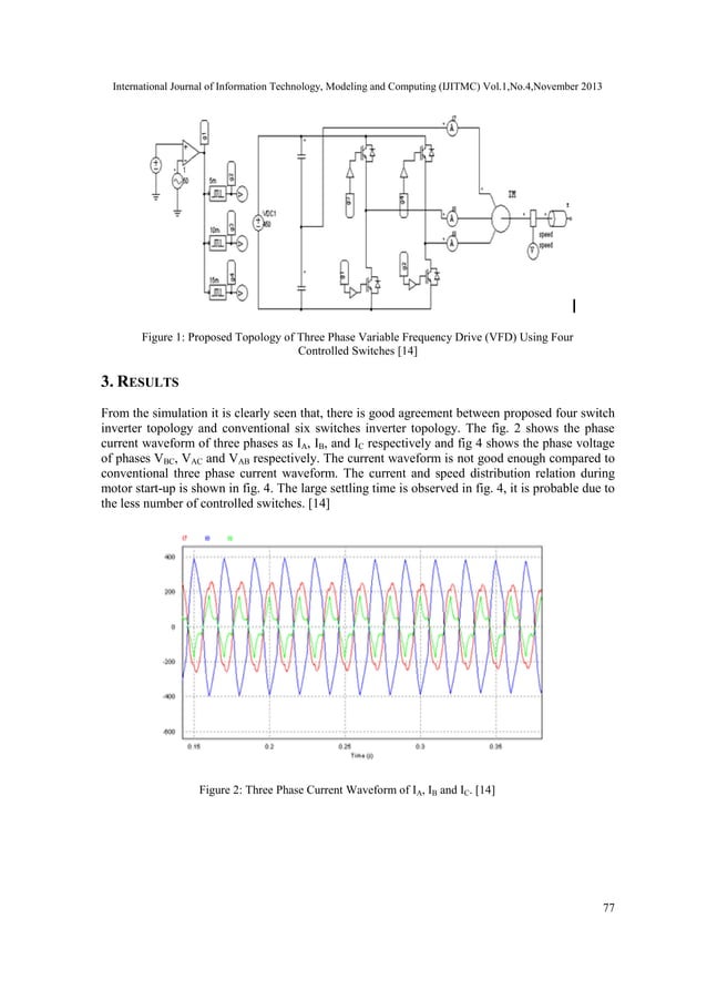 Harmonics Analysis of Four Switch Three Phase Inverter | PDF