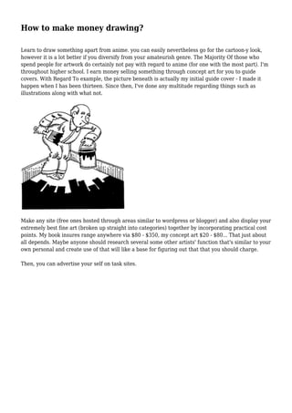 How to make money drawing? | PDF