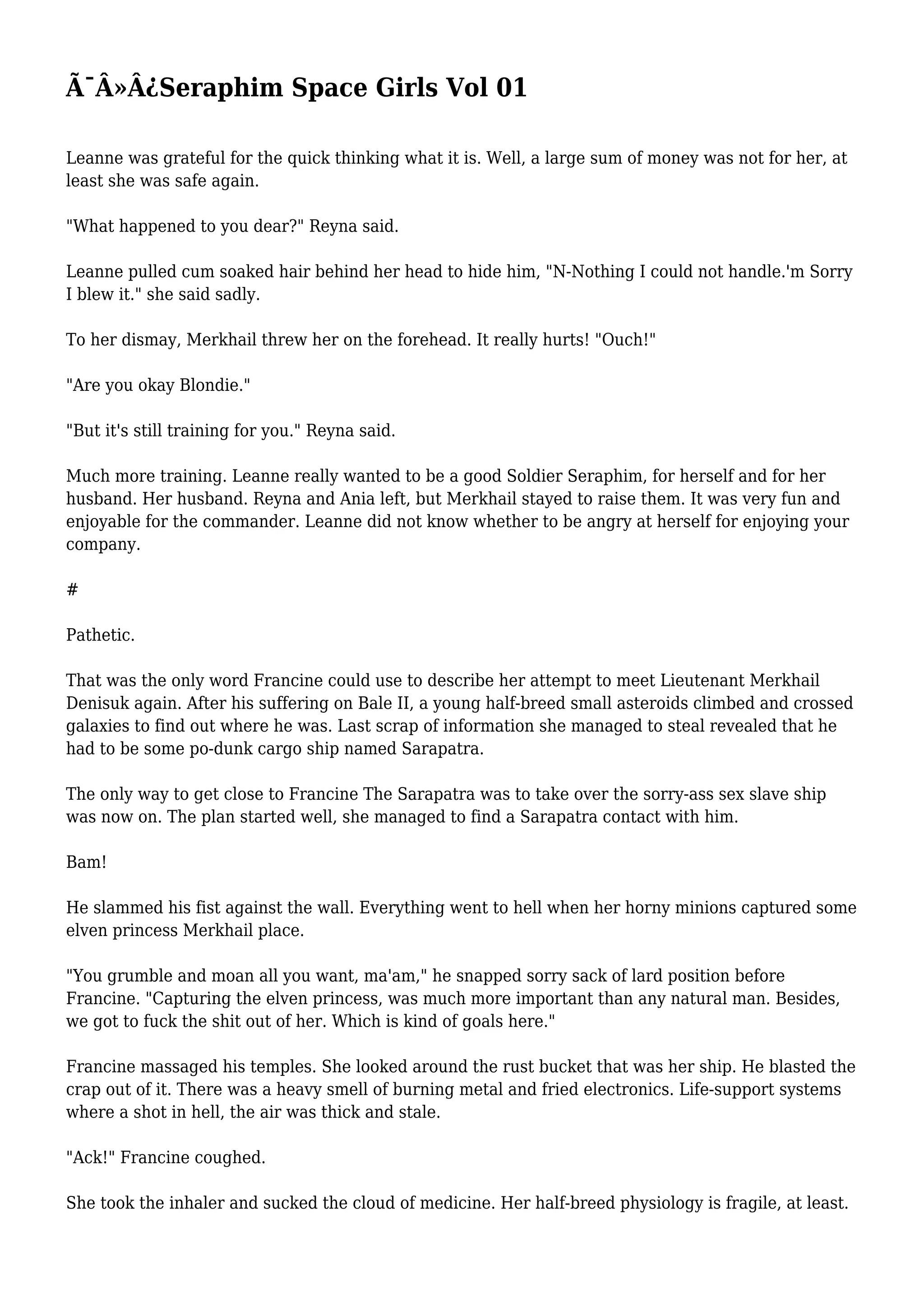 Seraphim Space Girls Vol 01 | PDF | Adult & Explicit Sexual Content | Sensitive Topics