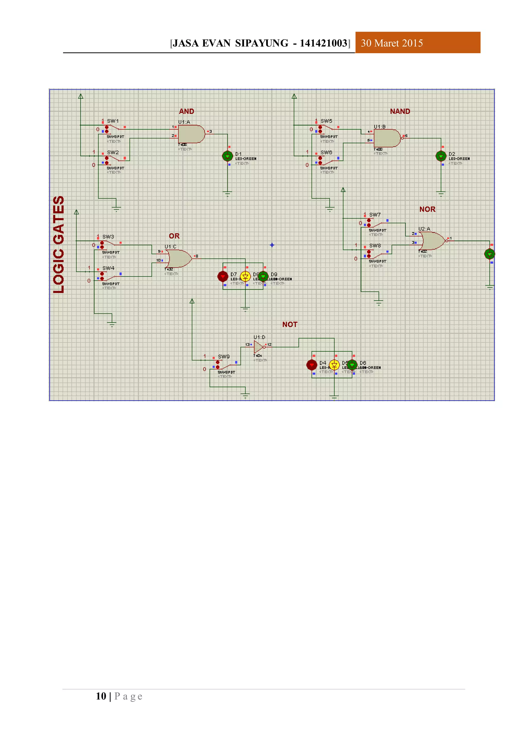 Siste Digital Logika Gate | PDF
