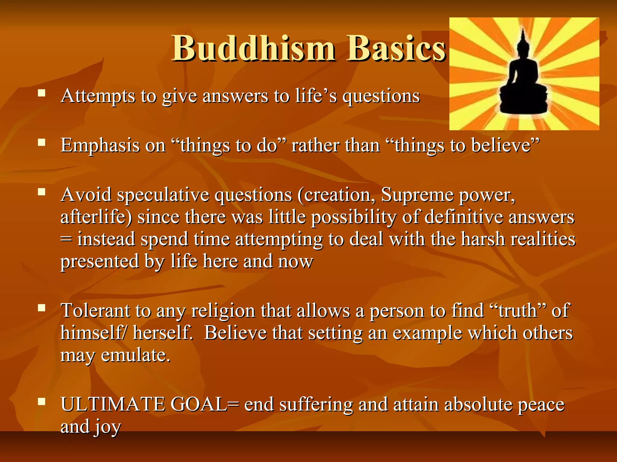 Introduction to Buddhism | PPT
