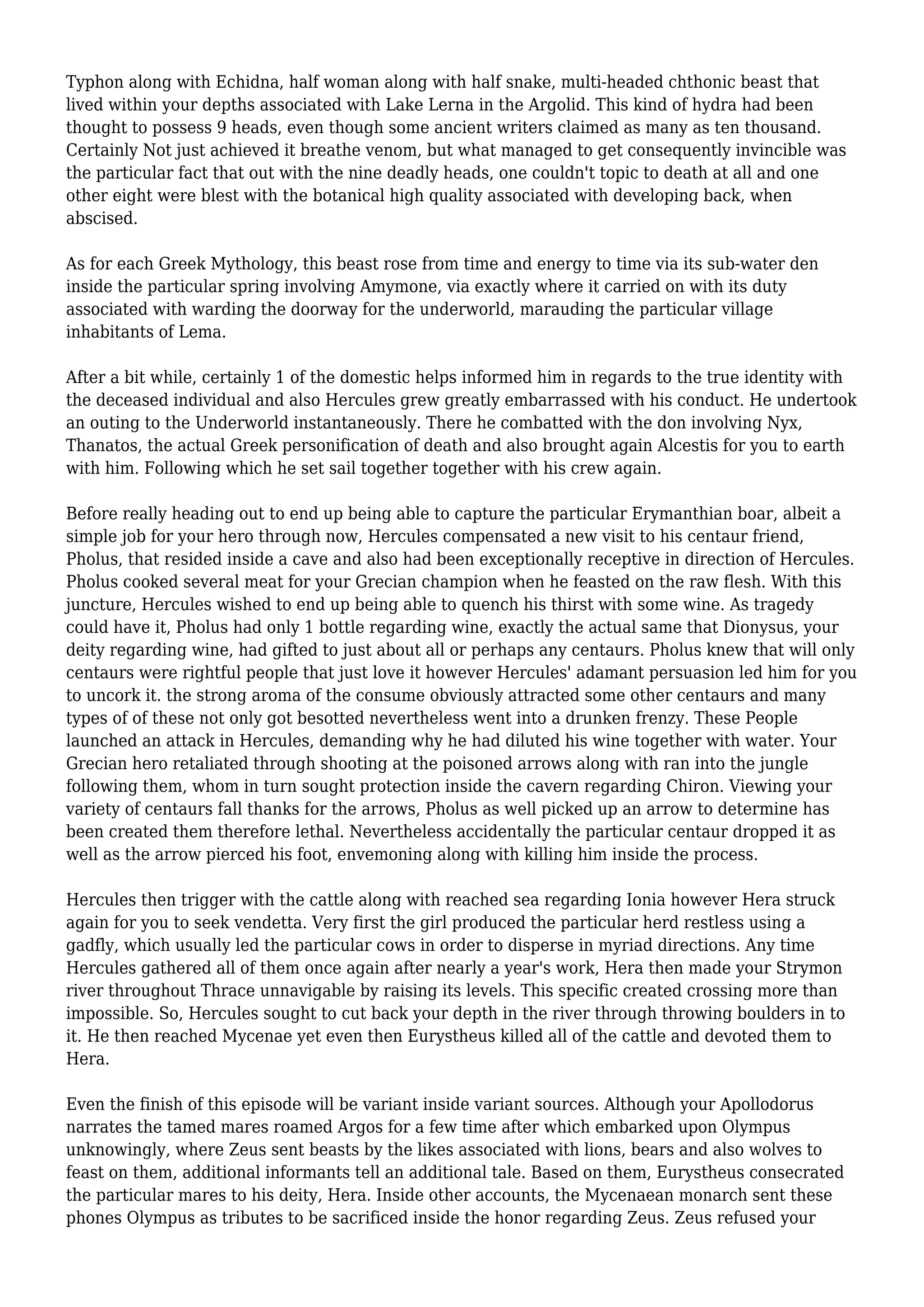 12 Labours of Hercules | PDF