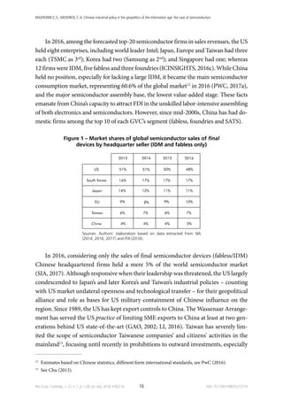 CHINESE INDUSTRIAL POLICY IN THE GEOPOLITICS OF THE INFORMATION AGE ...