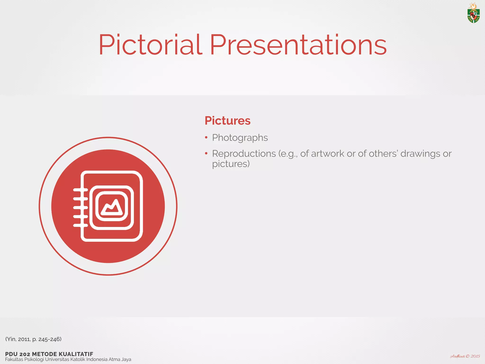 PDU 202 Qualitative Research Method: Presenting Qualitative Data | PPT