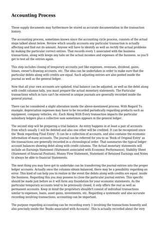 Accounting Process | PDF | Stocks and Bonds | Personal Investing