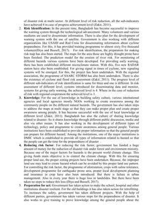 Hyogo Framework of Actions for Disaster Preparedness: Bangladesh ...