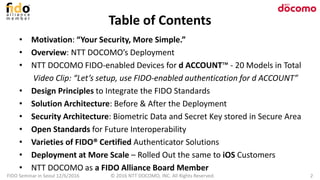 NTT DOCOMO Deployment Case Study: Your Security, More Simple. | PPT