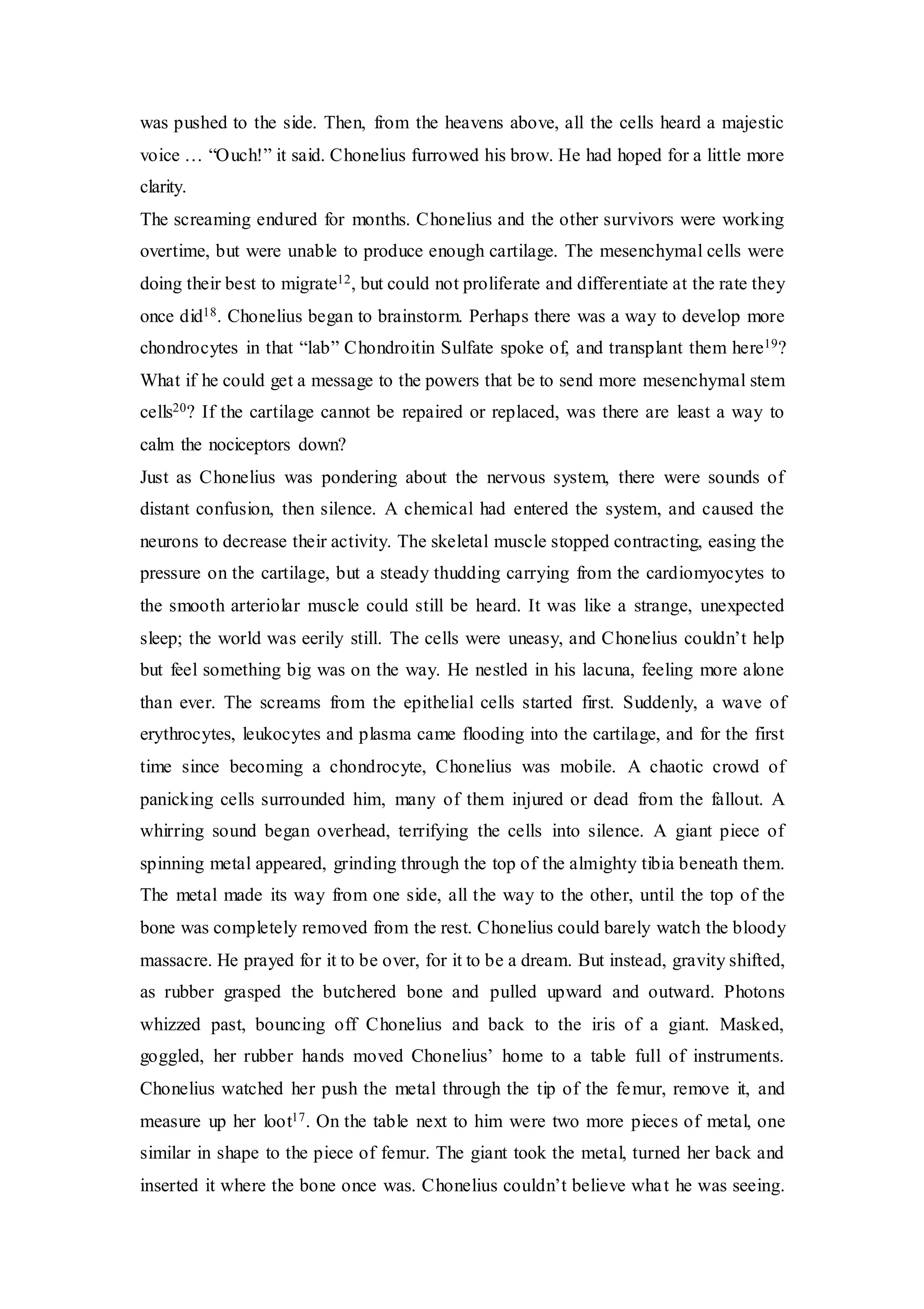 Chondrocyte Cell Profile Report | DOCX