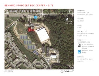 Benning Stoddert Recreation Center Community Meeting - Design Charette ...