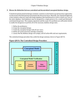 Database Systems Design Implementation And Management 13th Edition Coronel Solutions Manual | PDF
