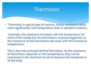 CRO PRObes,thermistor& Strip chart recorder | PPTX