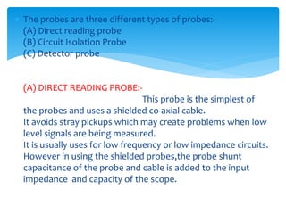 CRO PRObes,thermistor& Strip chart recorder | PPTX