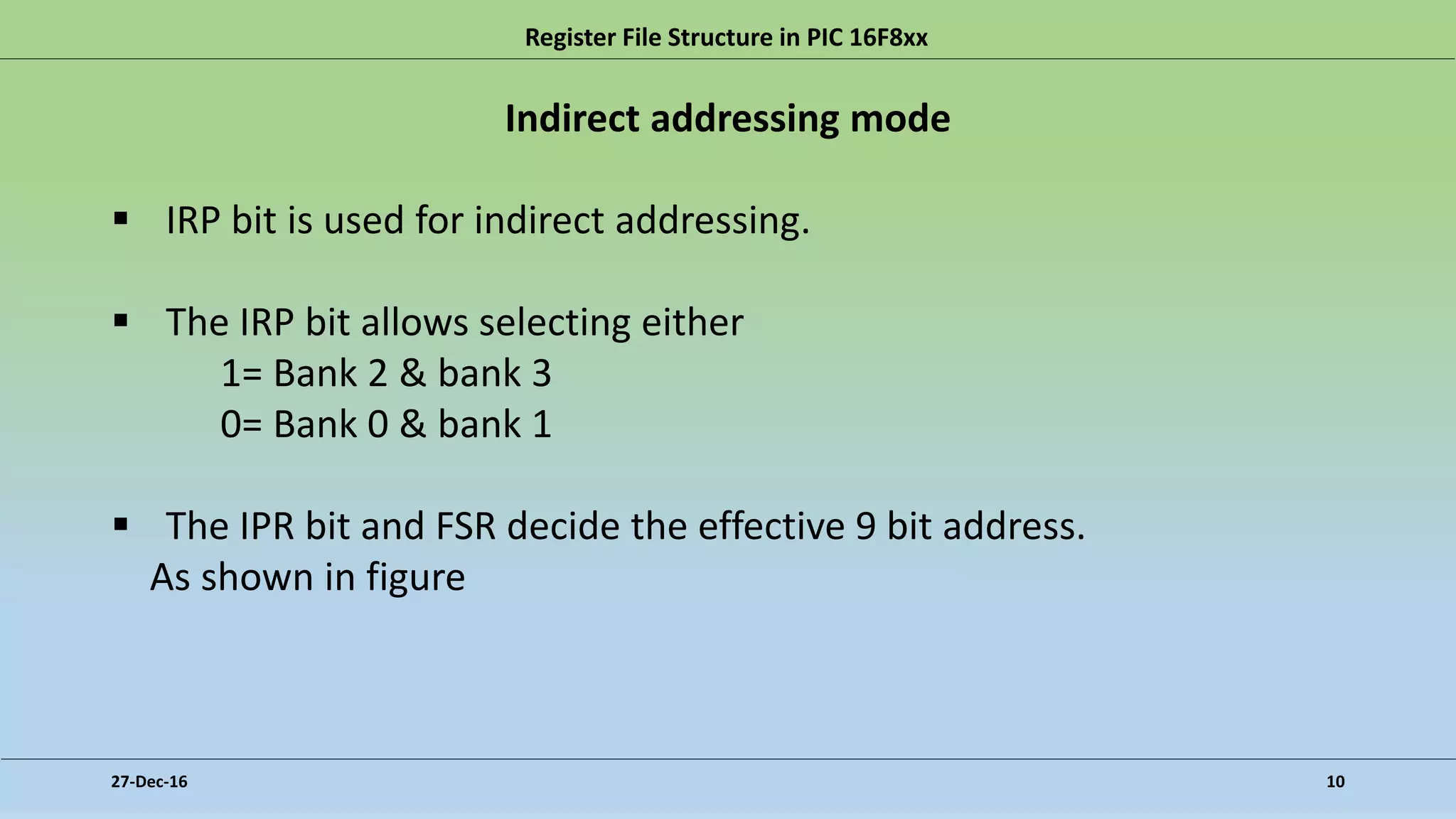 register file structure of PIC controller | PPTX