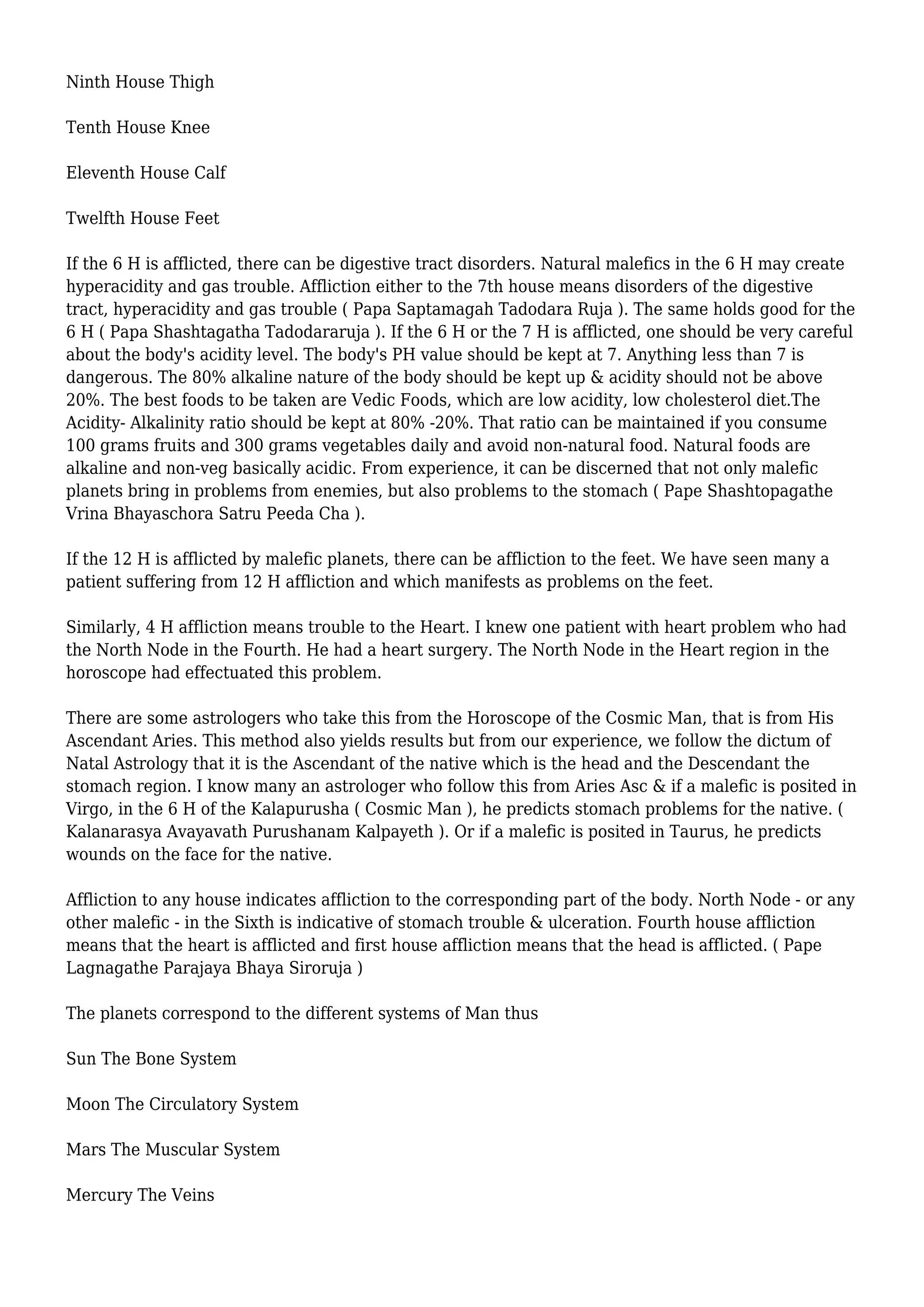 Vedic Medical Astrology | PDF