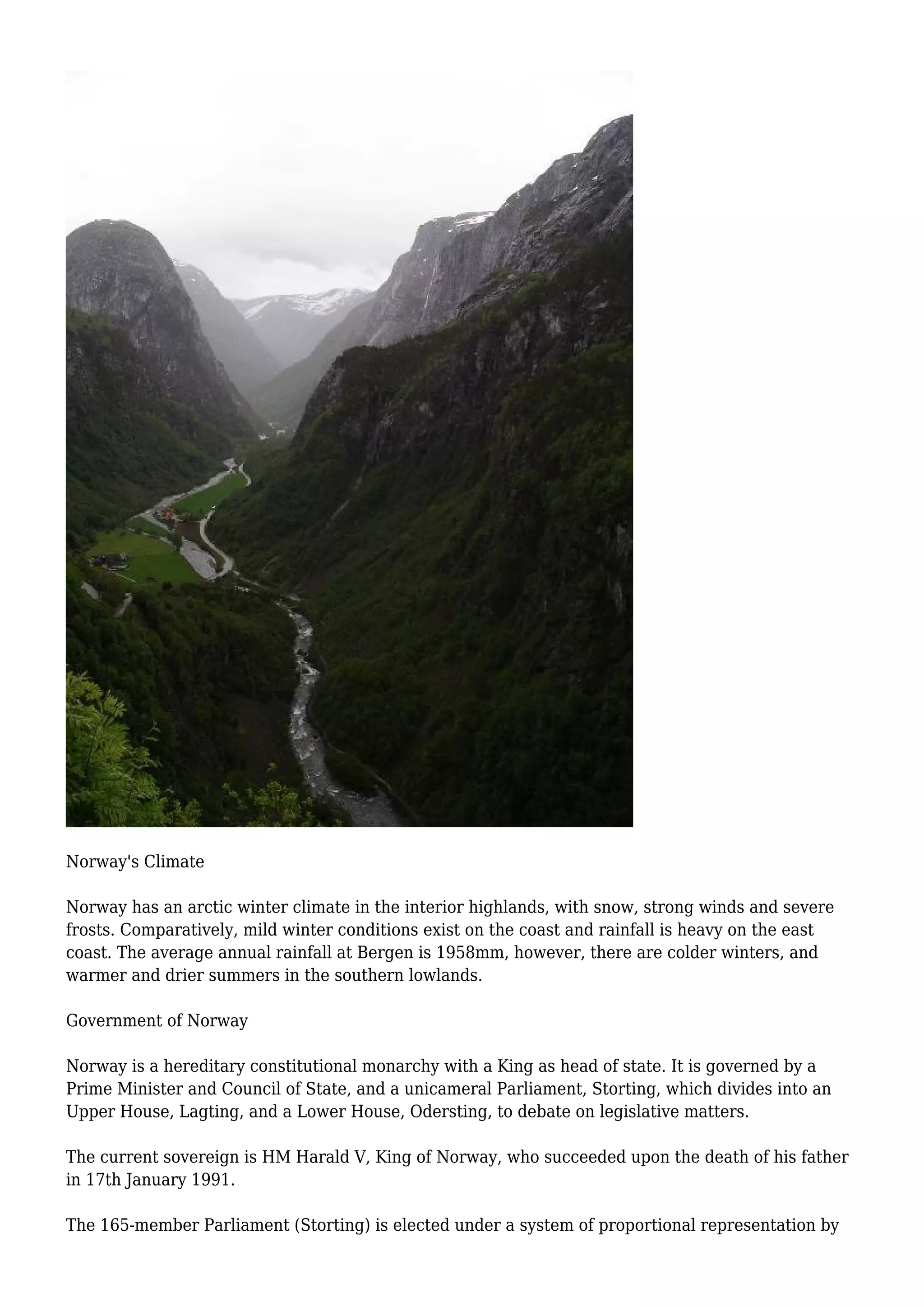 Norway - InfoBarrel | PDF