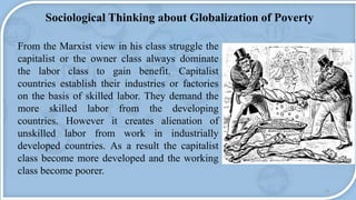 Globalization of poverty | PPTX