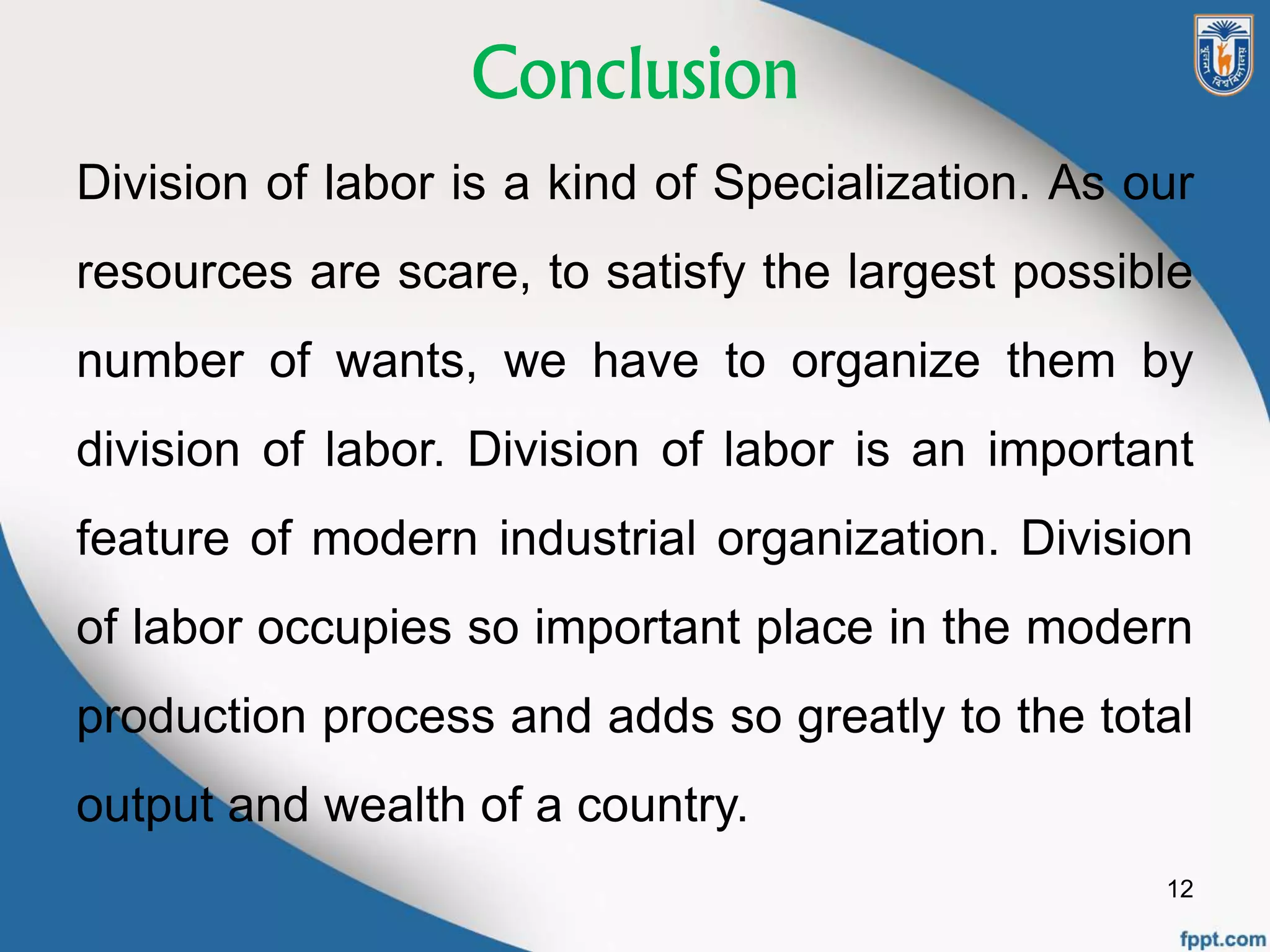 Division of Labor | PPTX