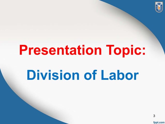 Division of Labor | PPTX | Science
