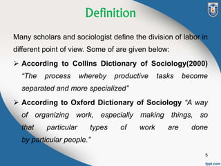 Division of Labor | PPTX