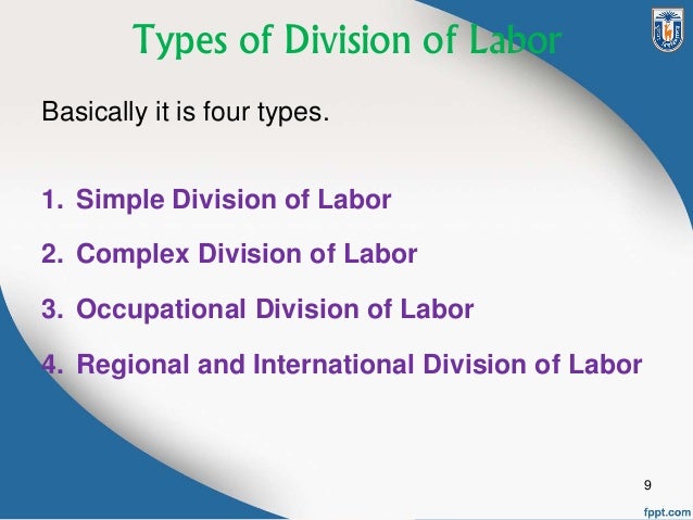 Division Of Labor