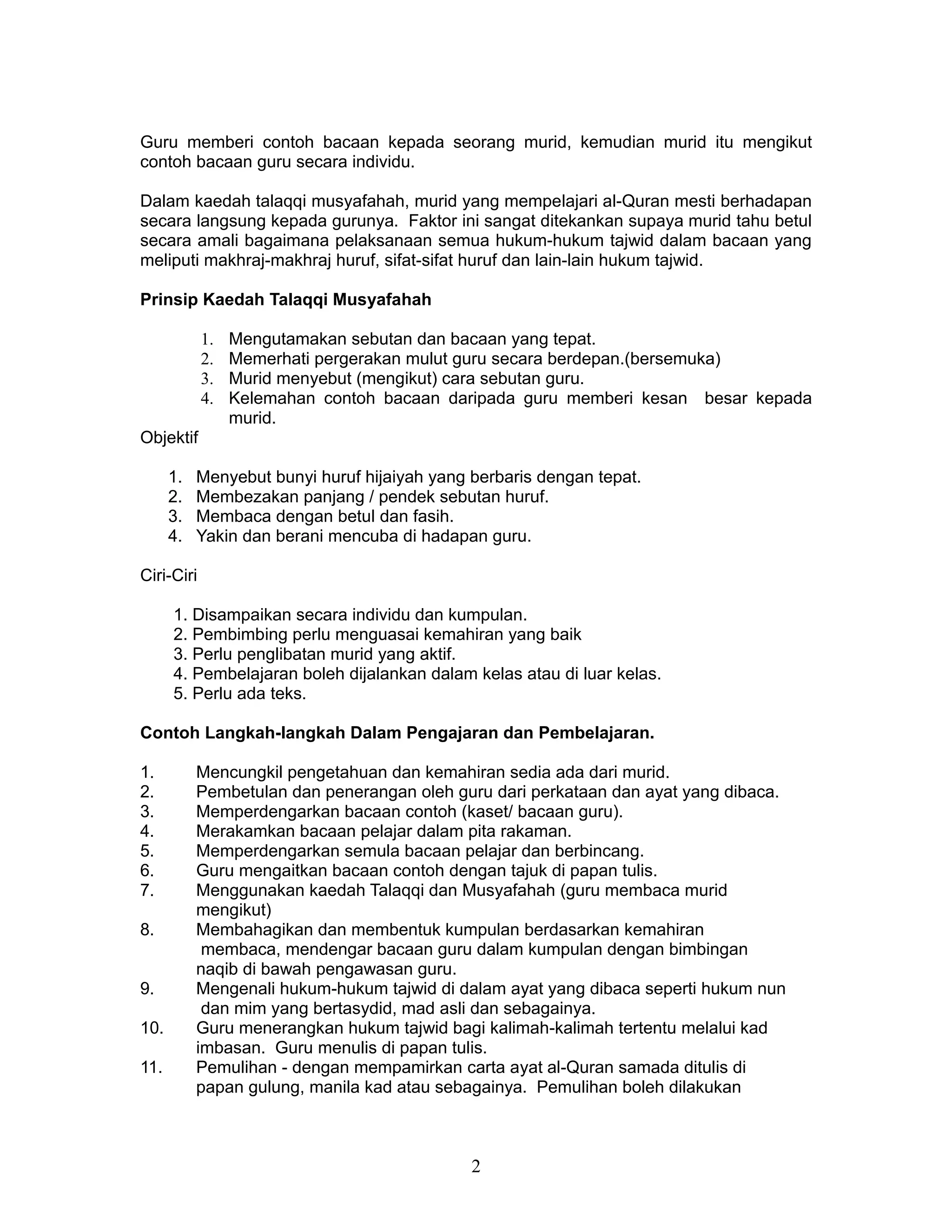 14164191 metodologi-pengajaran-dan-pembelajaran-alquran-aplikasi-model ...