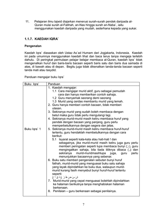 14164191 metodologi-pengajaran-dan-pembelajaran-alquran-aplikasi-model ...