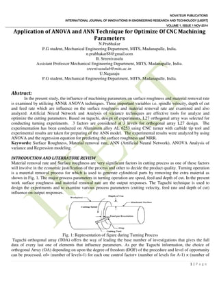 Application of ANOVA and ANN Technique for Optimize Of CNC Machining Parameters | PDF ...