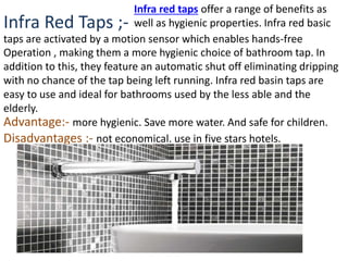 different type of taps | PPTX