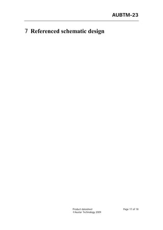 AUBTM-23 datasheet | PDF