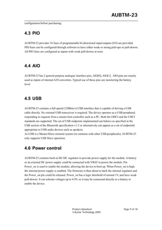AUBTM-23 datasheet | PDF