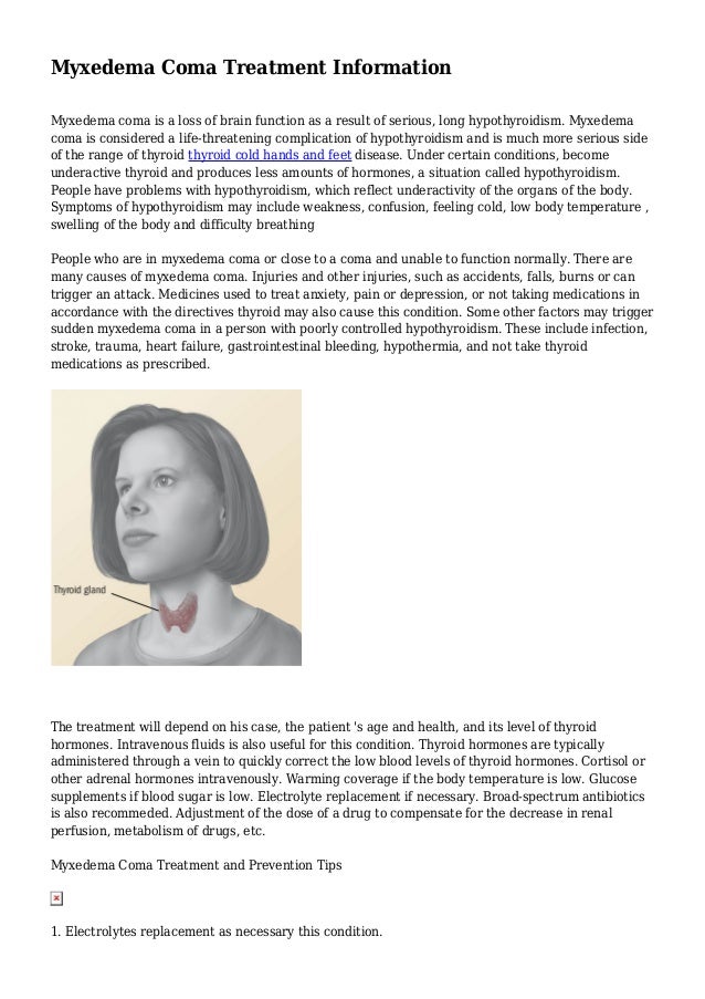 Myxedema Pathophysiology