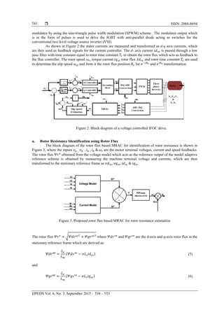 A Novel Rotor Resistance Estimation Technique for Vector Controlled Induction Motor Drive Using ...