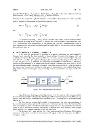 A Novel Rotor Resistance Estimation Technique for Vector Controlled Induction Motor Drive Using ...