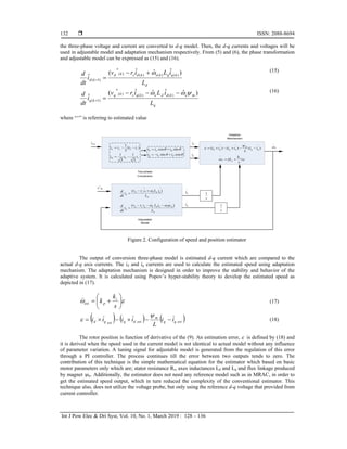 Speed and position estimator of for sensorless PMSM drives using adaptive controller | PDF ...