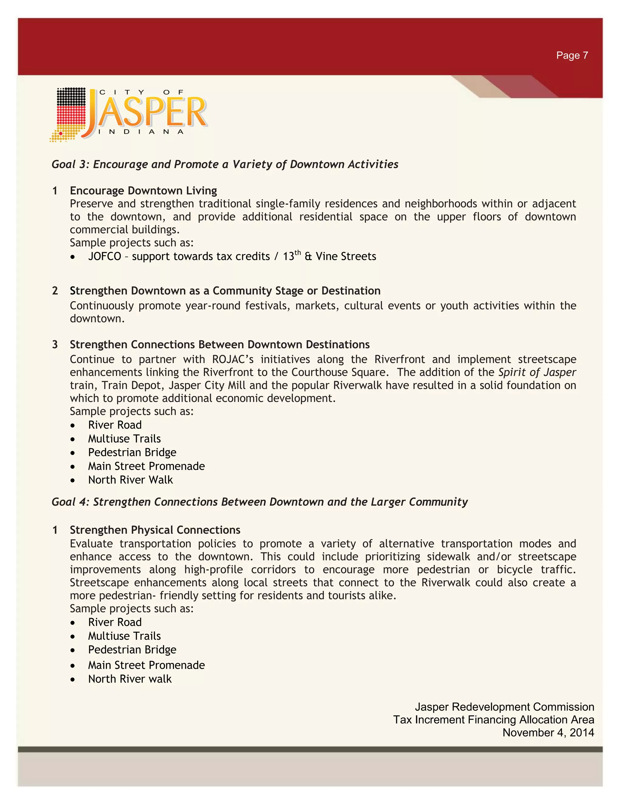 Jasper Economic Development Plan draft | PDF