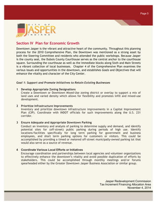 Jasper Economic Development Plan draft | PDF
