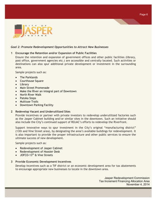 Jasper Economic Development Plan draft | PDF