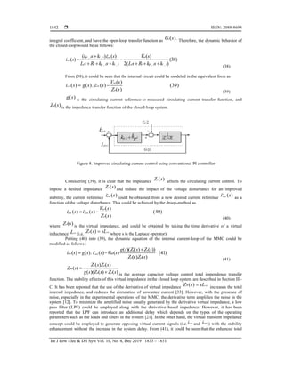 Modular multilevel converter (MMC) based STATCOM with vector control and virtual impedance ...