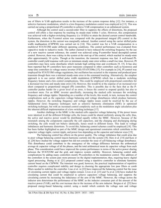 Modular multilevel converter (MMC) based STATCOM with vector control and virtual impedance ...