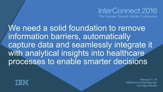 2016 IBM Interconnect - medical devices transformation | PPT