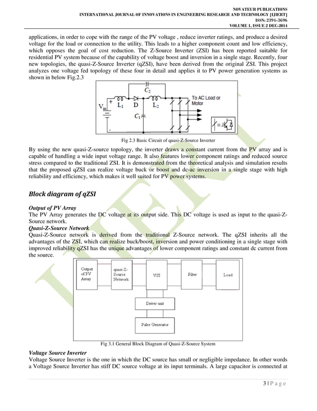 Quasi-z-source inverter for photovoltaic power generation systems | PDF