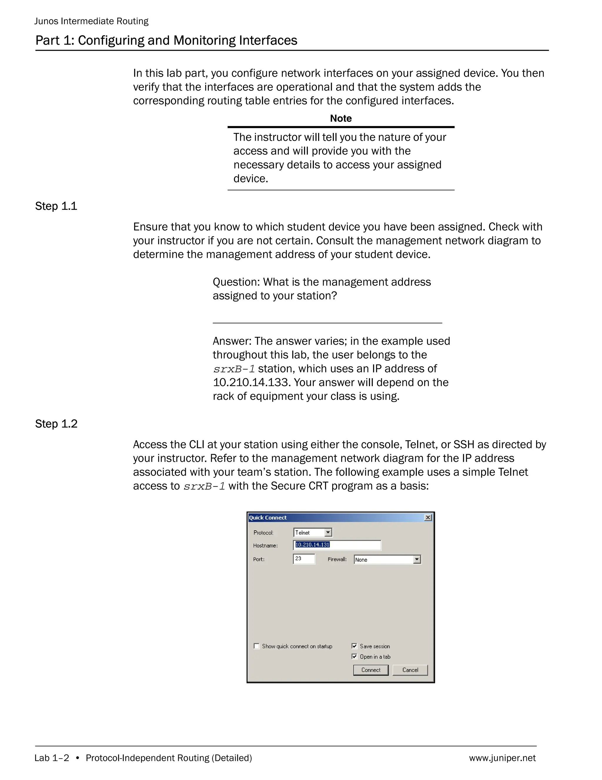 Junos Intermediate Routing Detailed Lab Guide 12th Juniper Networks | PDF