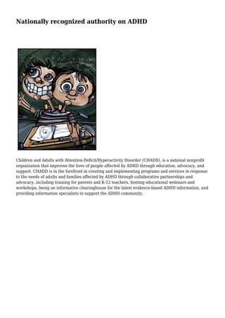 Nationally recognized authority on ADHD | PDF