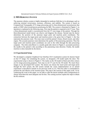 MULTIPLE CONFIGURATIONS FOR PUNCTURING ROBOT POSITIONING | PDF