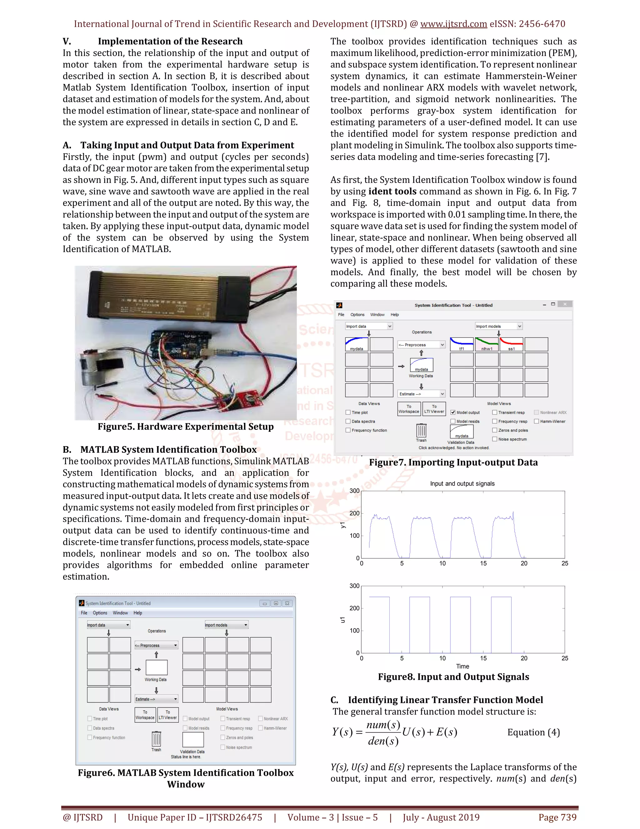 Nonlinear Modeling and System Identification of a DC Gear Motor with ...