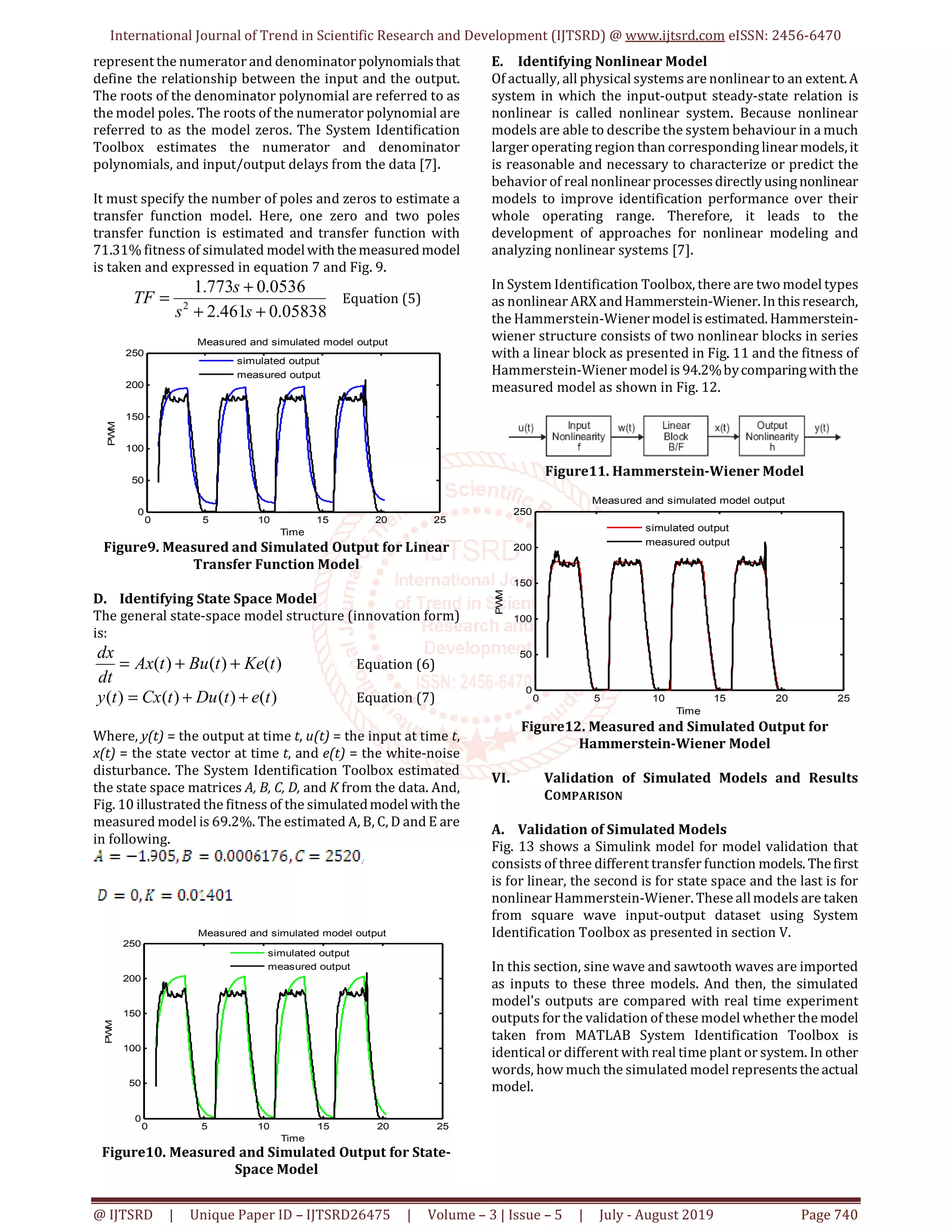 Nonlinear Modeling And System Identification Of A Dc Gear Motor With Unknown Parameters Pdf